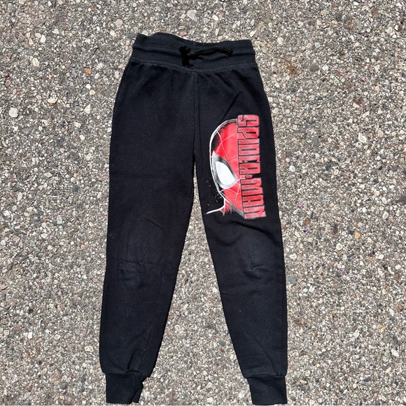 Bottoms | Spiderman Black Sweatpants | Poshmark